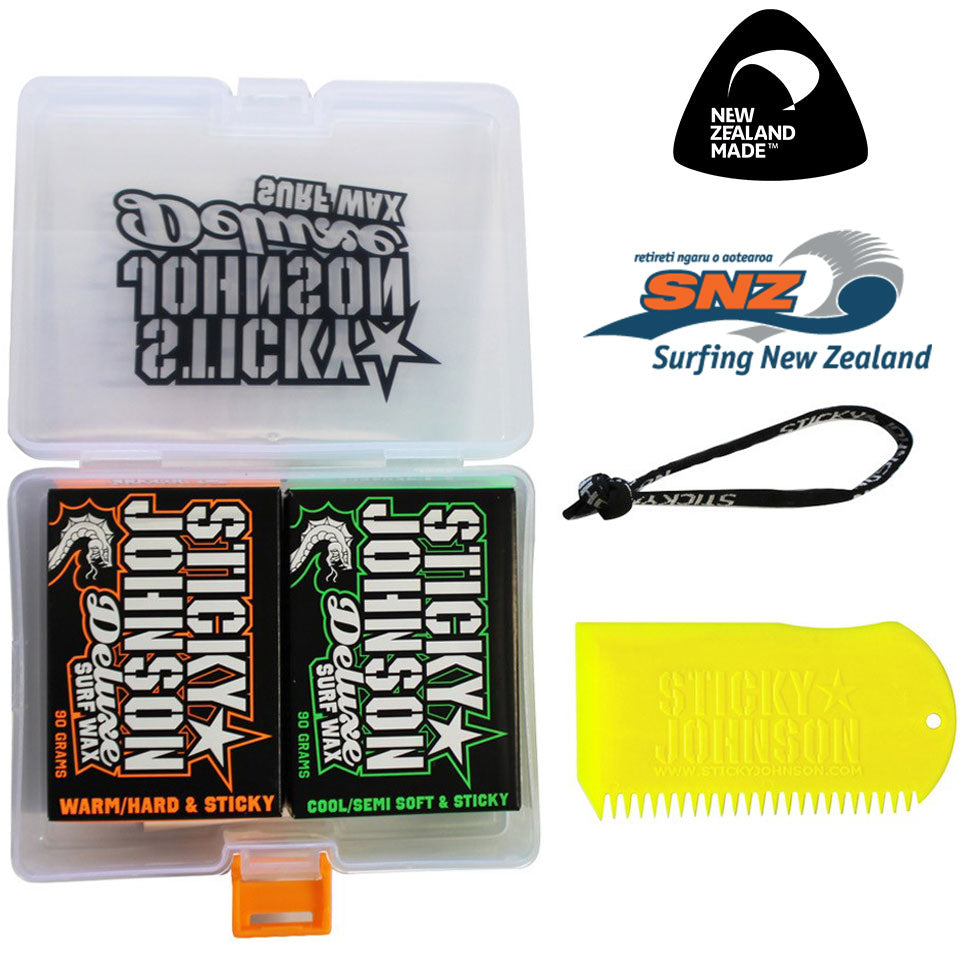 Sticky Johnson Surf Wax Pack – Hustle Surf & Moto