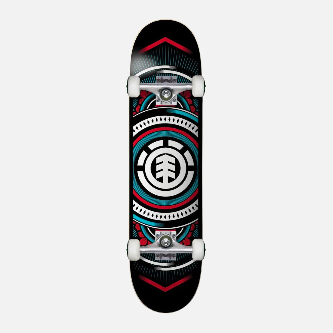 Element Hatched Red Blue Skateboard – Hustle Surf & Moto